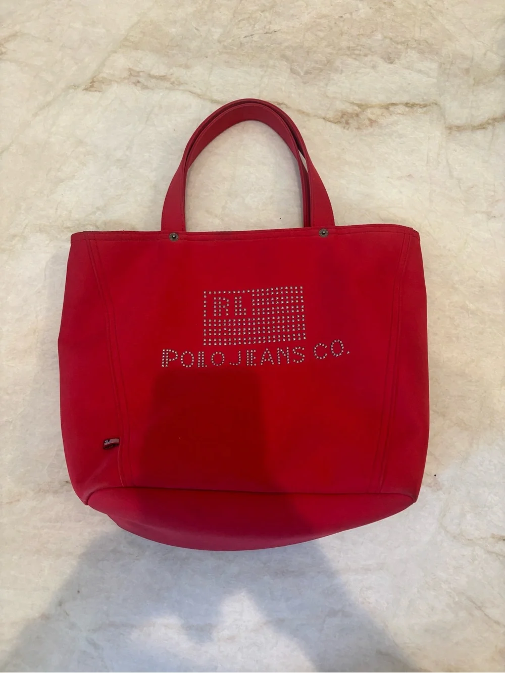 Bags | Red Tote Bag | Poshmark